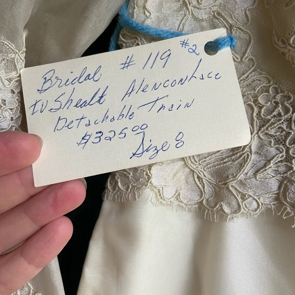 Dresses | Vintage Alencon Lace Wedding Dress | Poshmark
